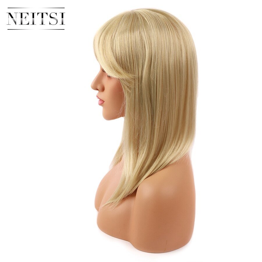 Neitsi Synthetic Hair Wig Long Straight Layered Ha... – Vicedeal