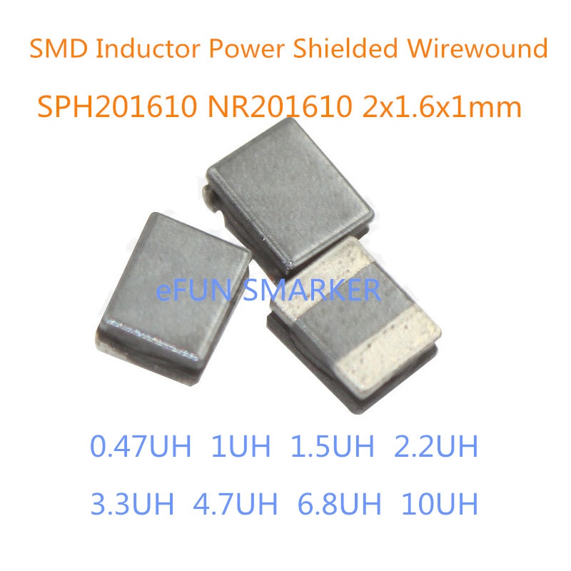 50PCS Inductor Power Shielded Wirewound SPH201610 ... – Grandado