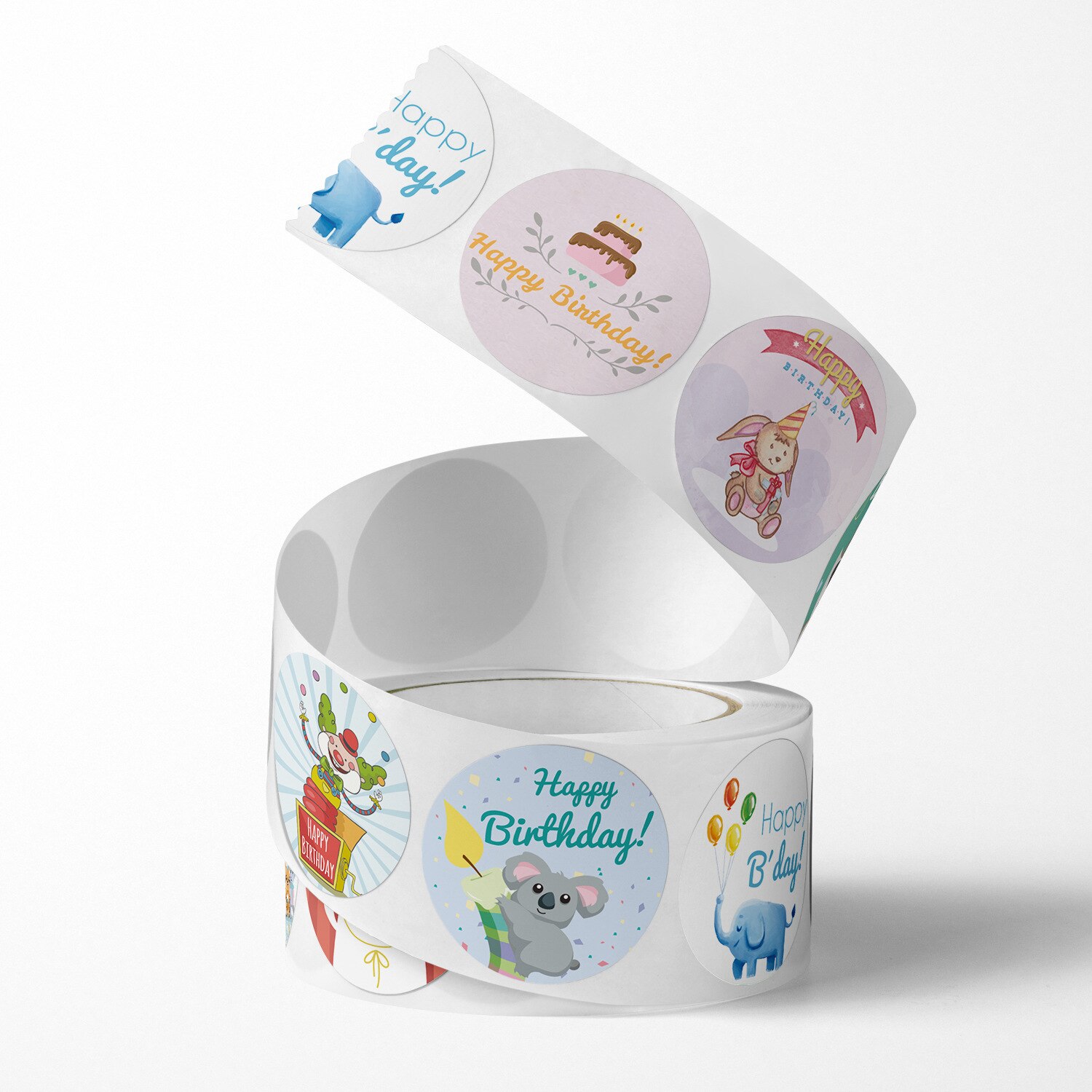 500pcs 25mm Cute Happy Birthday Stickers Birthday ... – Vicedeal
