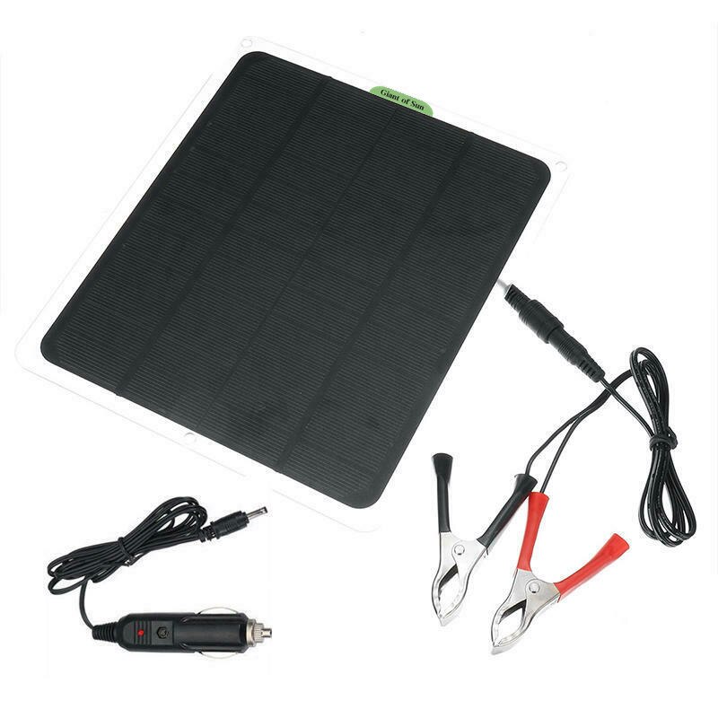 12V DC and USB 5.0V 20W Solar Panel 12V Trickle Ch... – Grandado