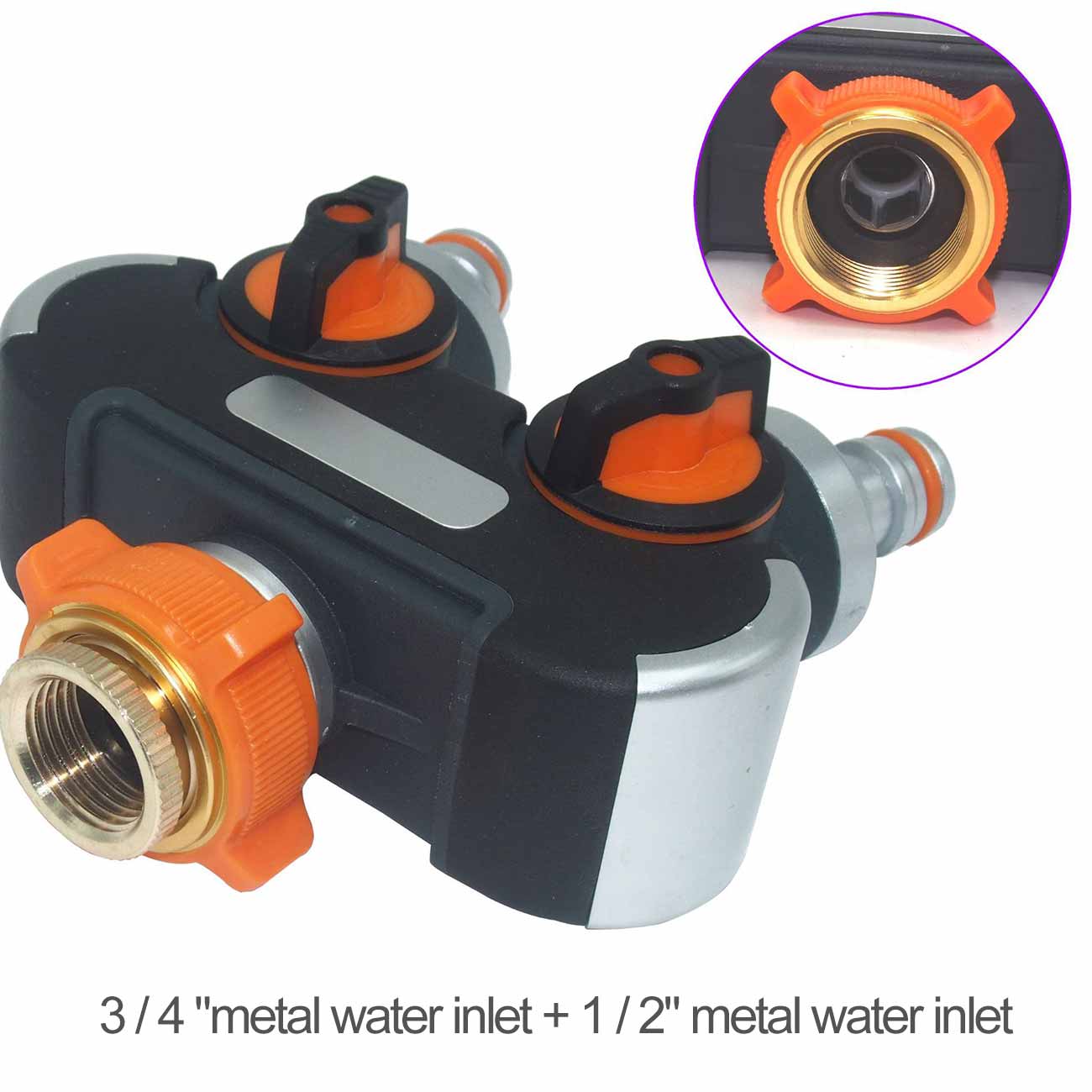 Tuin Irrigatie Tuin Watering One-Pass Twee-Tap Wat... – Grandado