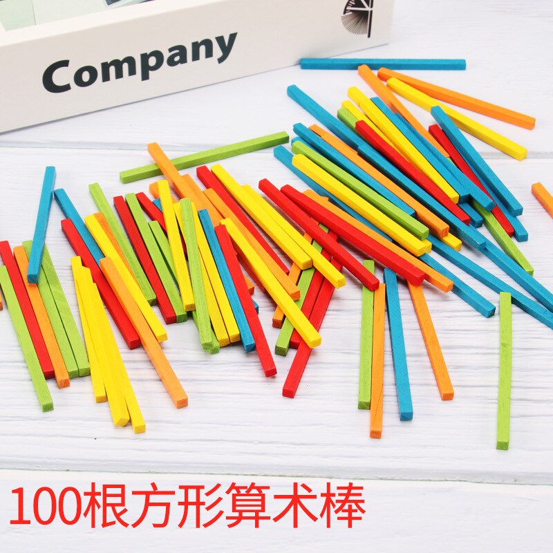 Square Counting Sticks Mathematics Rod Children Ar... – Grandado