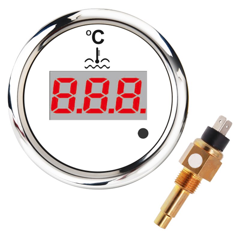 Digital 52mm Water Temp Gauge 40-120℃ With Water T... – Grandado