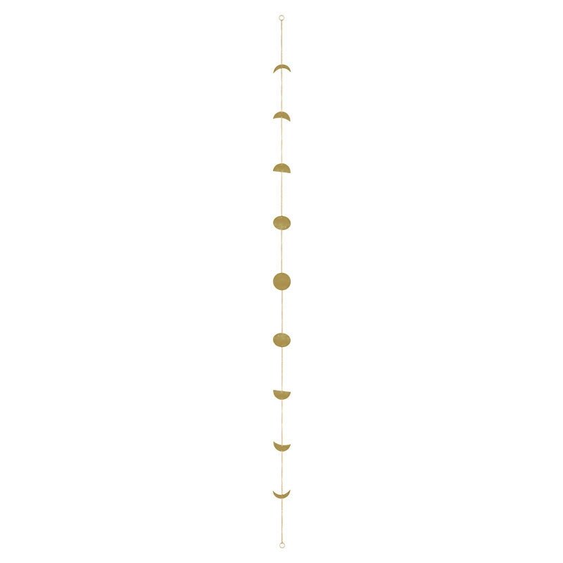 Mond Phase Wand Kunst, Mond Girlande mit Ketten Ce... – Vicedeal