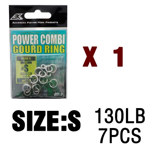 JK 130LB 200LB Stainless Steel Fishing Split Rings... – Vicedeal