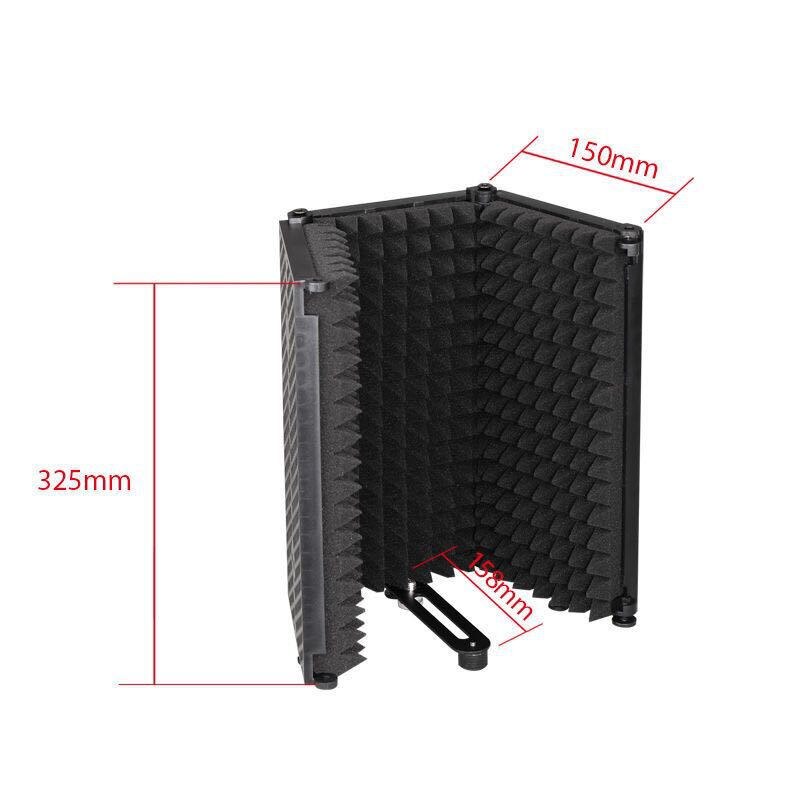 Microphone Isolation Shield 3/5-Panel Wind Screen ... – Grandado