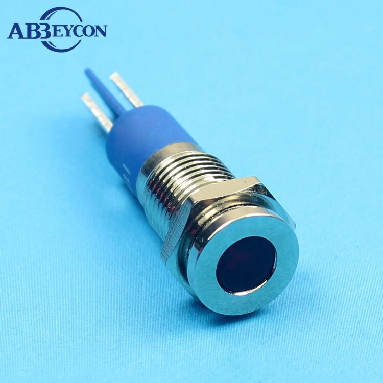 ABBEYCON 6mm LED Metal Indicator Illuminated 2V/3V... – Grandado