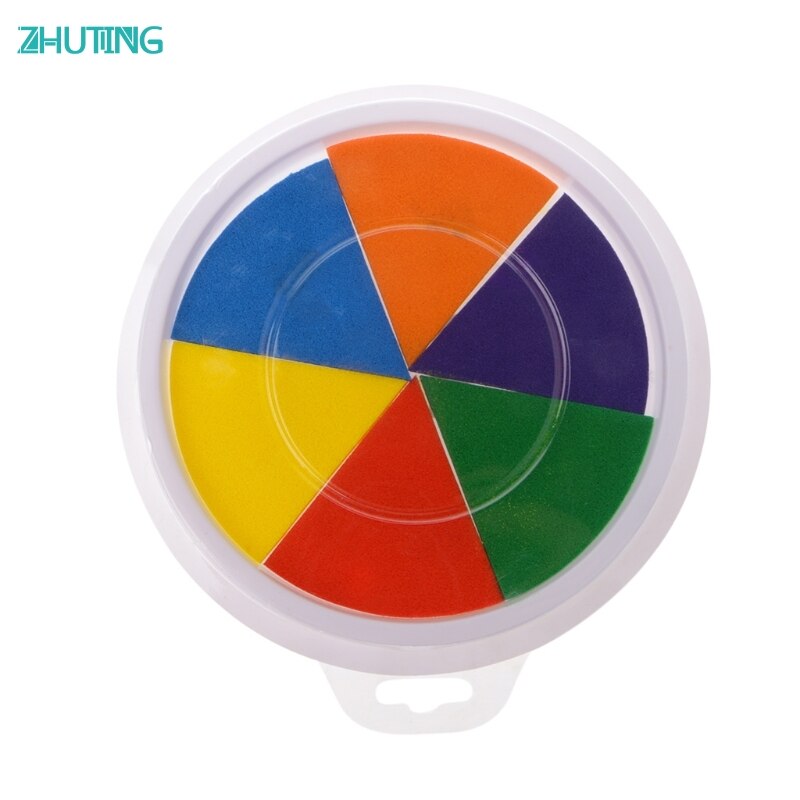 6 Colors Ink Pad Stamp DIY Finger Painting Craft C... – Vicedeal