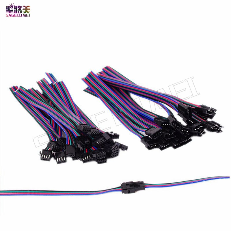 2pin 3pin 4pin 5pin led connector Male/female JST ... – Vicedeal