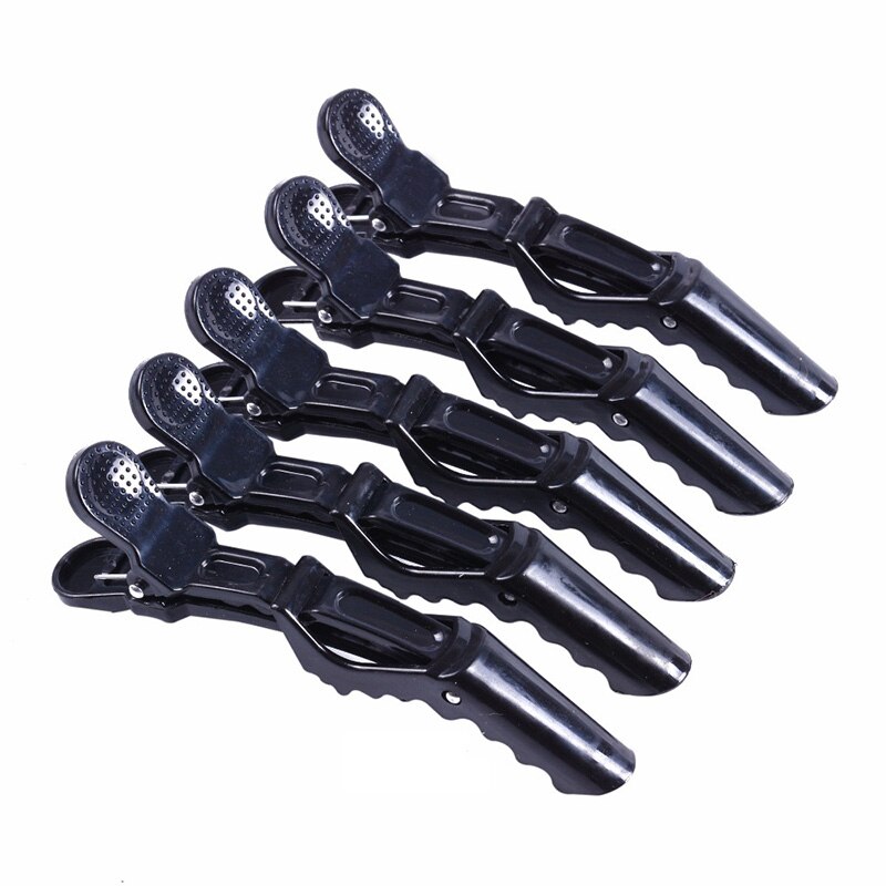 5 Pcs/ Pack Crocodile Clips Plastic Hairdressing C... – Grandado