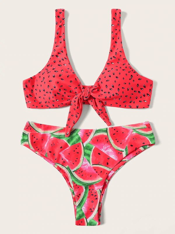 Women One Piece Swimsuit Watermelon Swimwear Women... – Grandado
