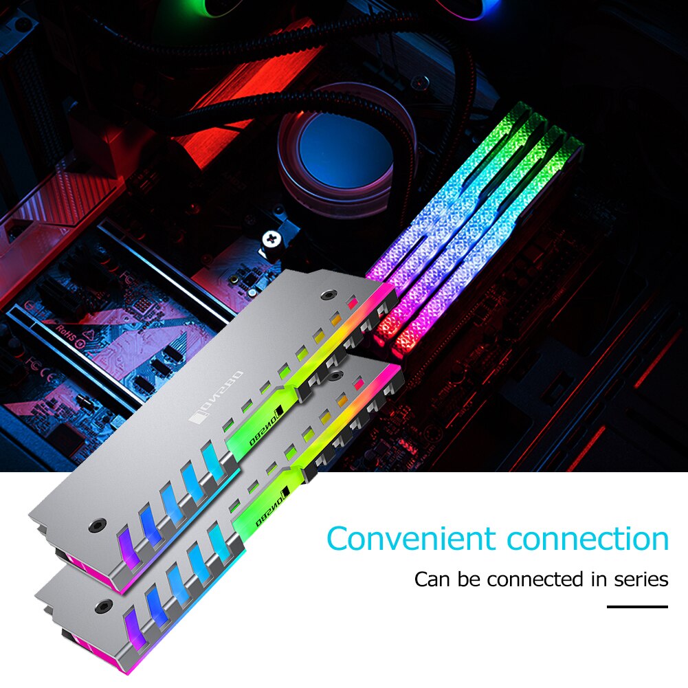 Jonsbo NC-2 2x 3Pin Desktop Memory Cooling Vest RG... – Grandado