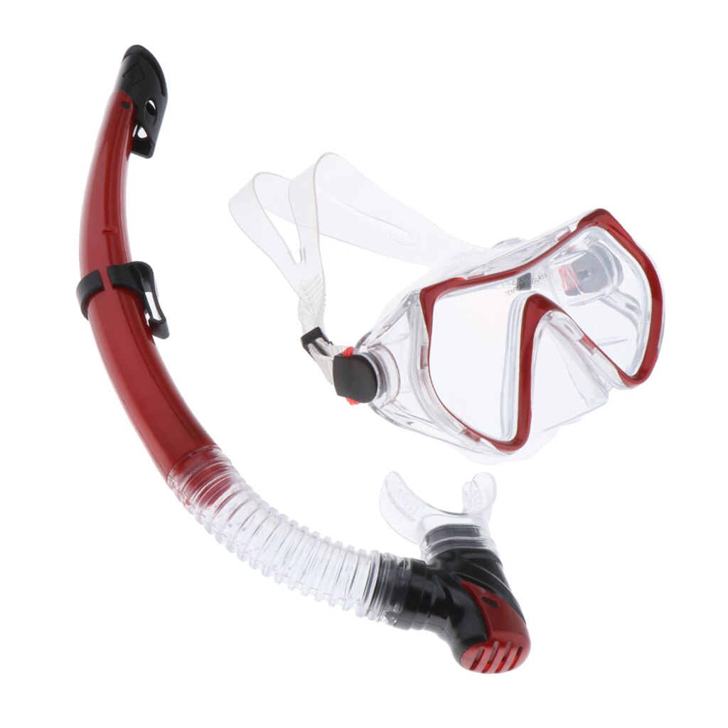 Adult Diving Snorkel Set Adjustable Underwater Bre... – Grandado