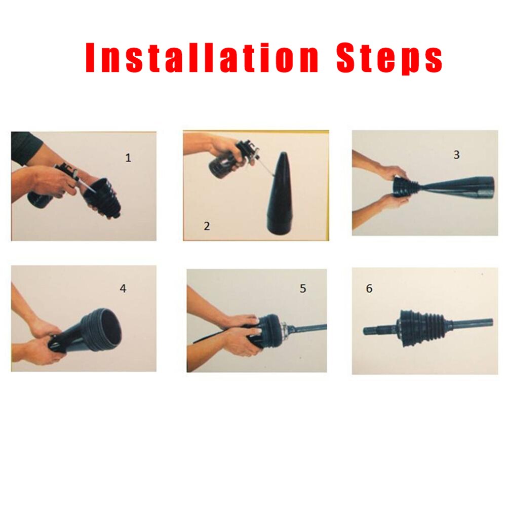 Universal CV Boot Silicone CV Joint Boot Driveshaf... – Grandado