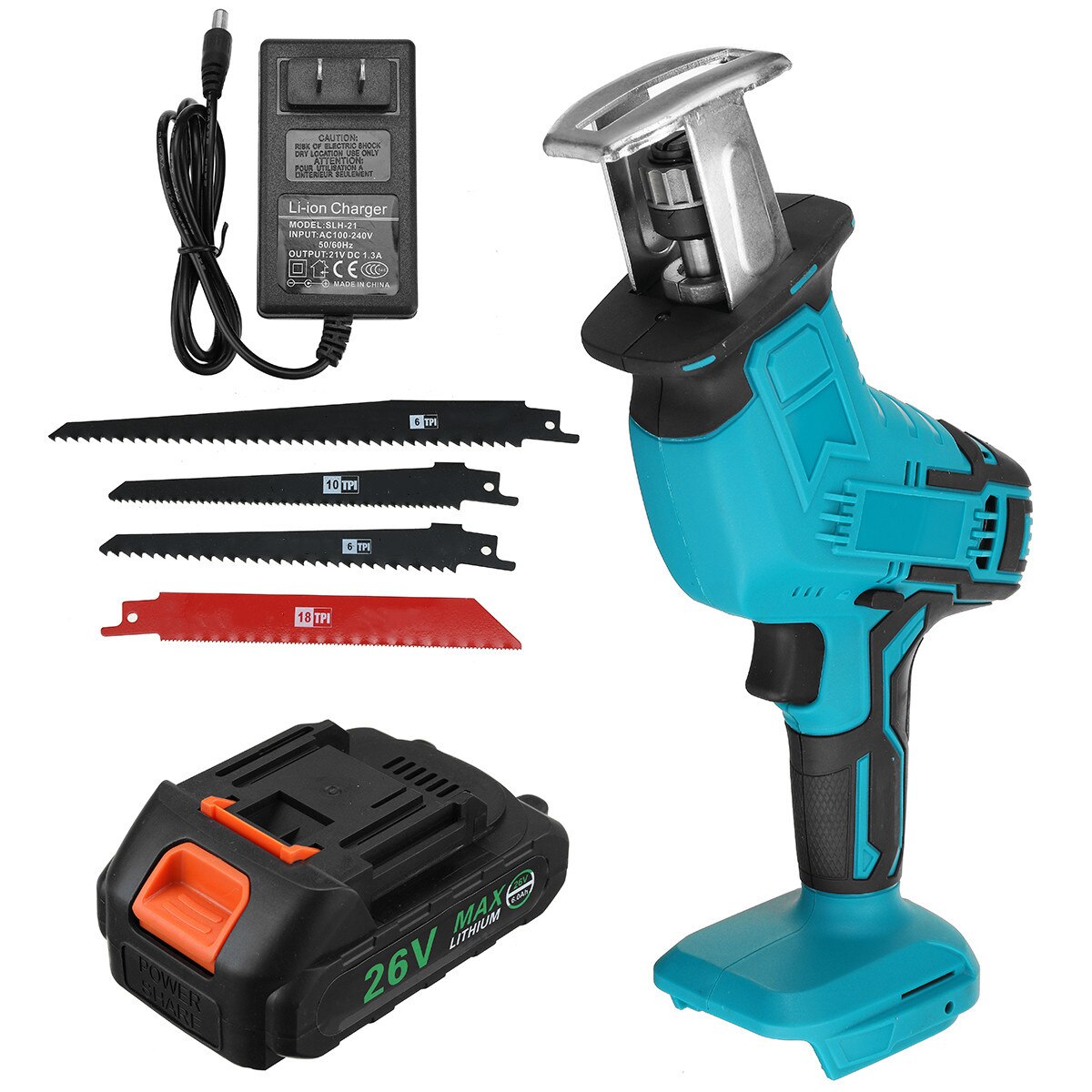 26V Cordless Reciprocating Saw Electric Saw Woodwo... – Grandado