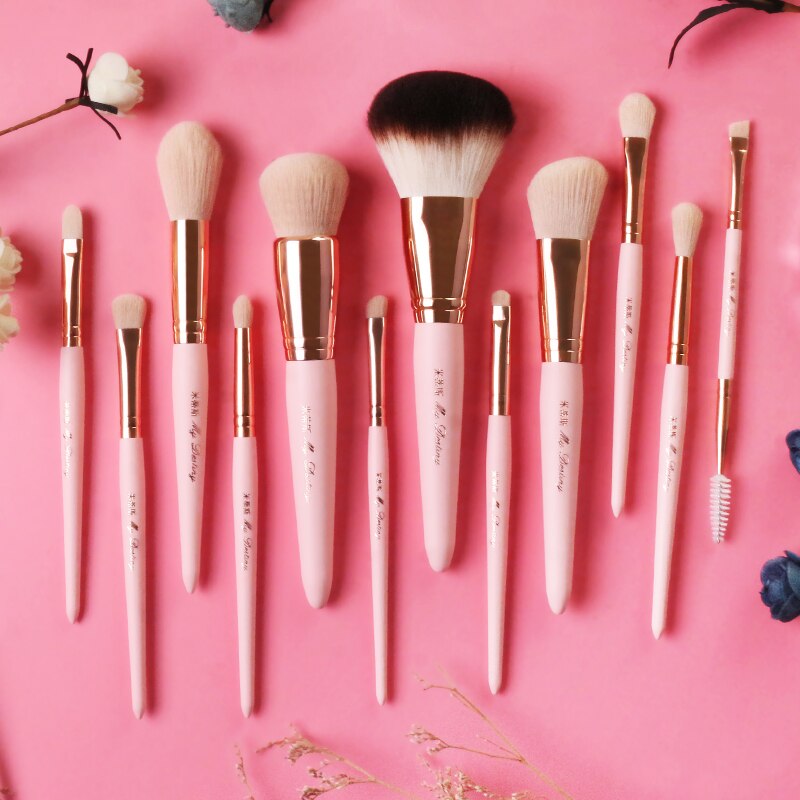 Mijn Destiny 12 Stuks Professionele Roze Make-Up K... – Vicedeal