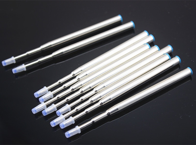 10 PCS BEST DEISGN BALL POINT PEN REFILLS blue INK – Grandado