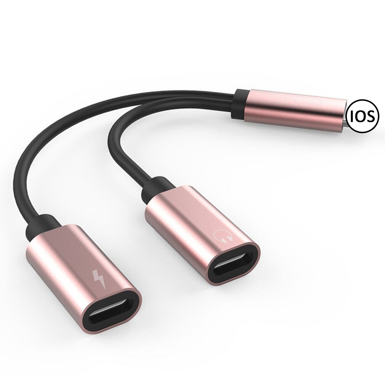 2 in 1 Splitter Adapter for iPhone X/8/8 Plus/7/7 ... – Vicedeal
