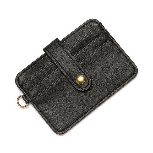 Wallet Unisex Pu Leather Slim Wallet Coin Purse Id... – Grandado