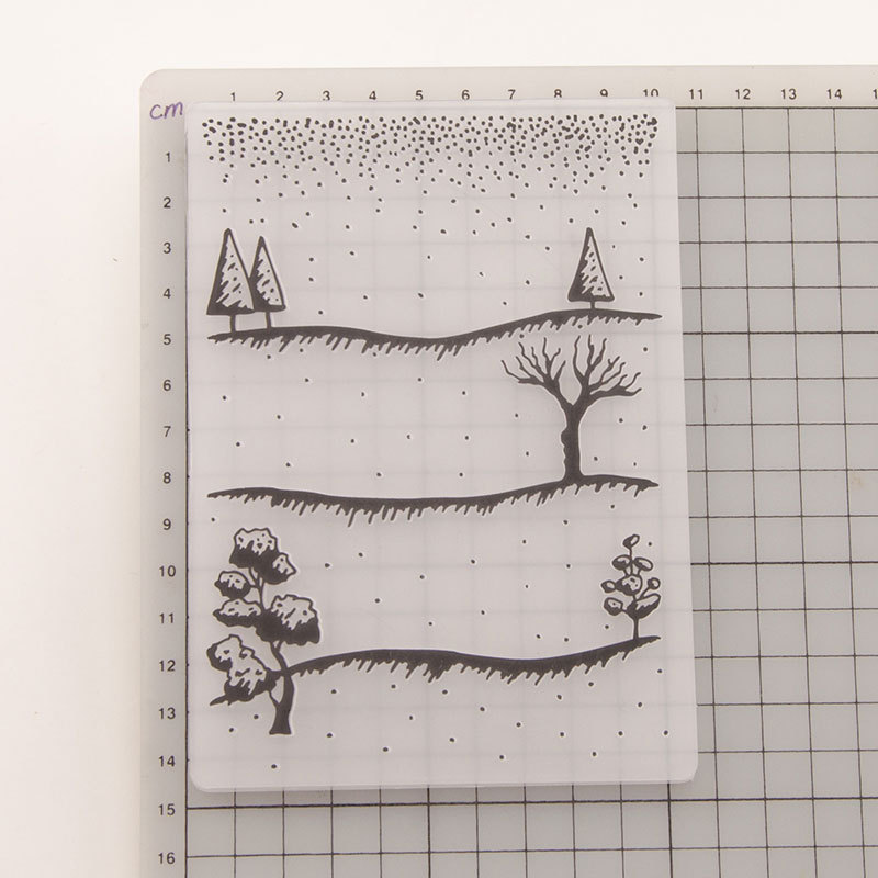 Rainy day Tree Embossing Folders for Card Making S... – Vicedeal