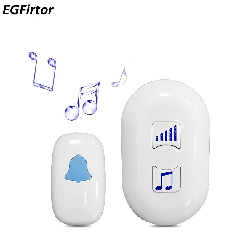 Wireless Doorbell 85-240V Waterproof Adjustable Vo... – Grandado