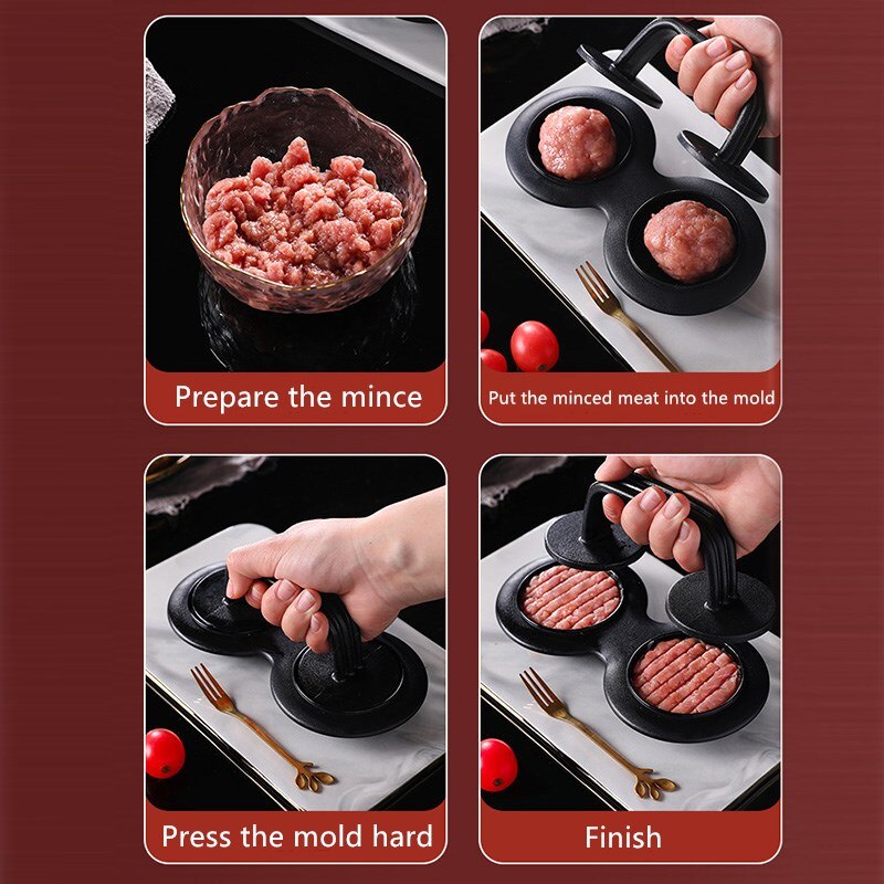 Handheld Steak Press Meat Pie Maker Rice Ball Burg... – Grandado