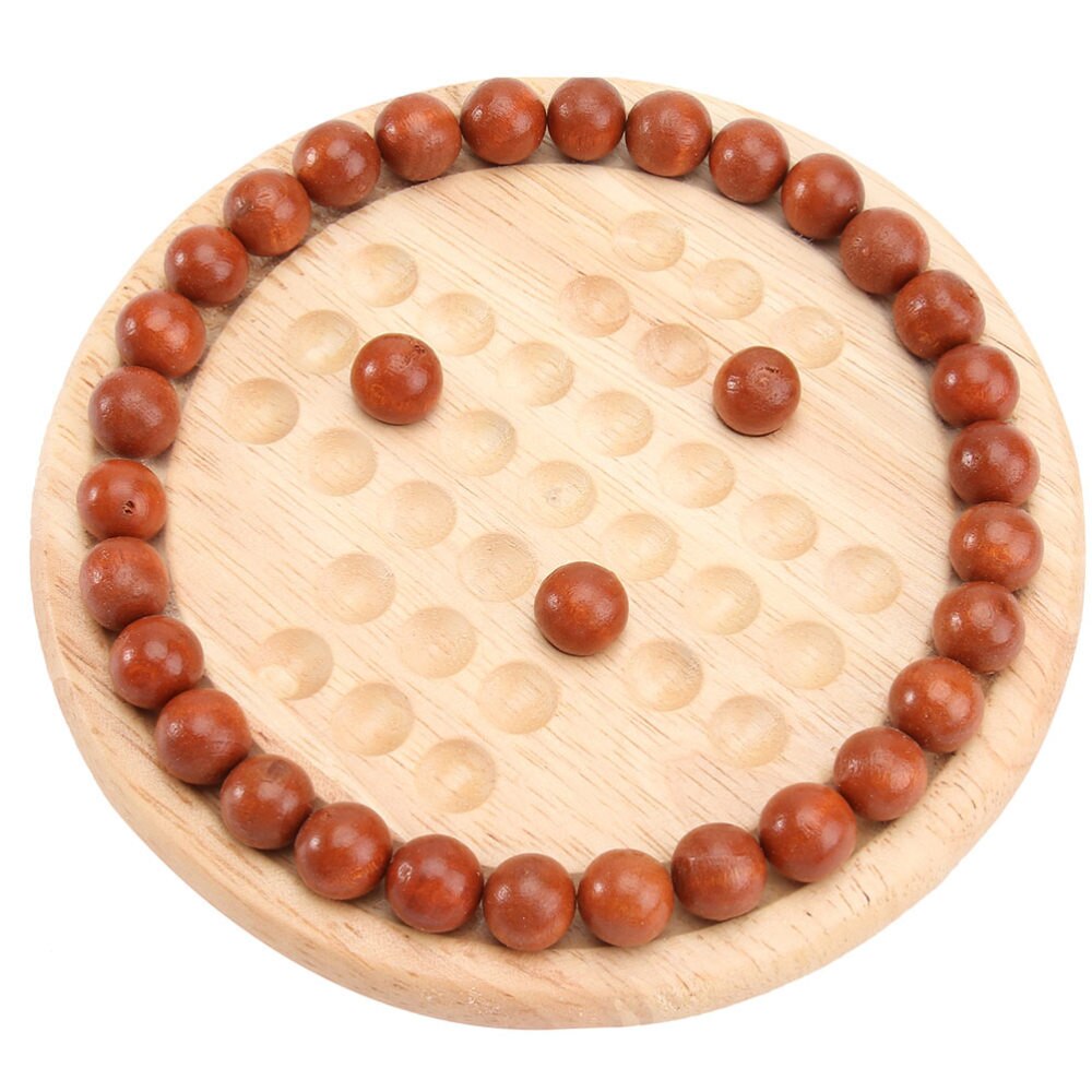 2 Sets Solitaire Board Chess Wood Intelligence Che... – Grandado