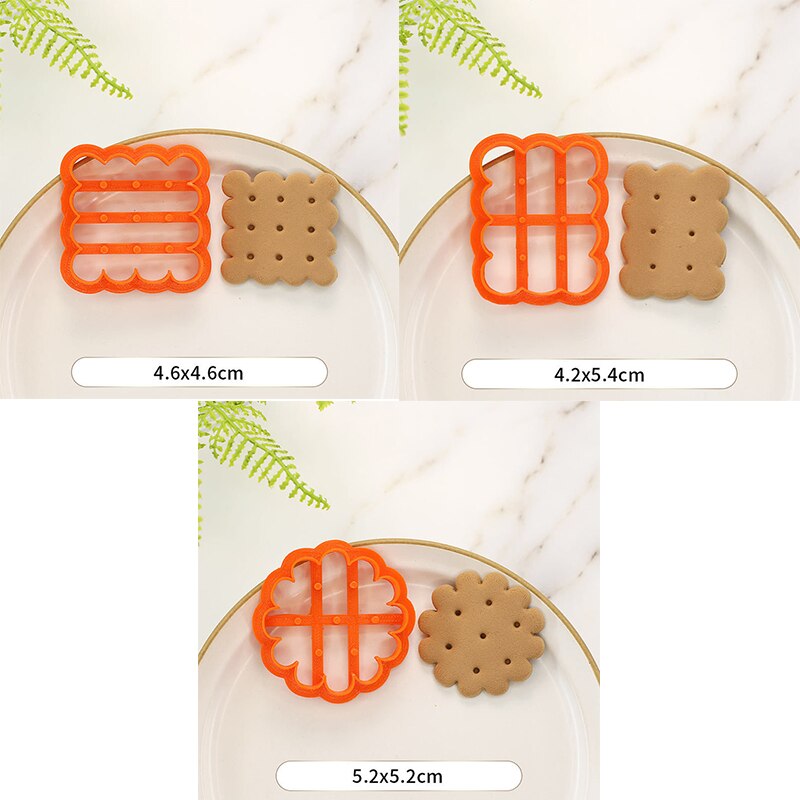 3pcs/set Round Square Rectangle Cookie Cutter Cake... – Vicedeal