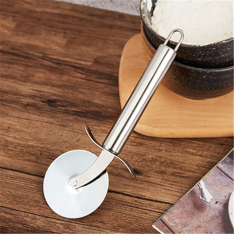 Stainless Steel Pizza Knife Pizza Single Wheel Cut... – Grandado