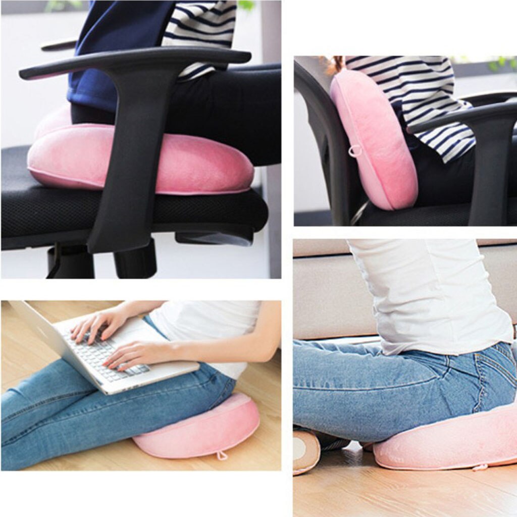 Bureaustoel Kussen Memory Foam Lendensteun Rugonde... – Vicedeal