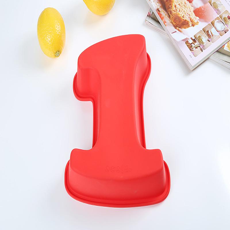 Dessert Silicone Digital Mold Cake Numbers Shape D... – Grandado