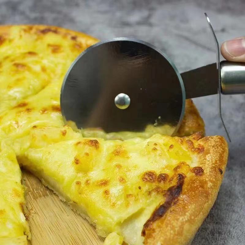 Stainless Steel Pizza Knife Pizza Single Wheel Cut... – Grandado
