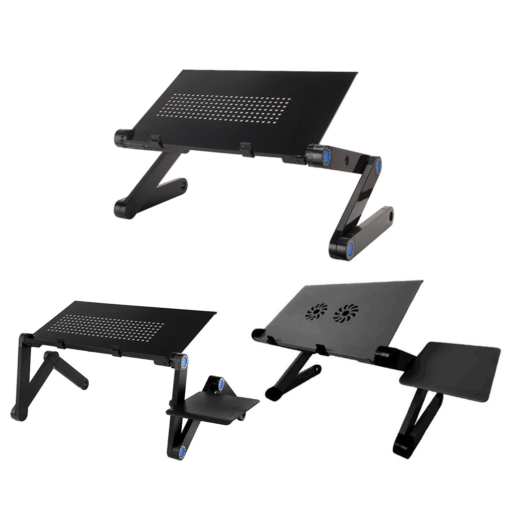 Adjustable Aluminum Laptop Desk Ergonomic Portable... – Vicedeal