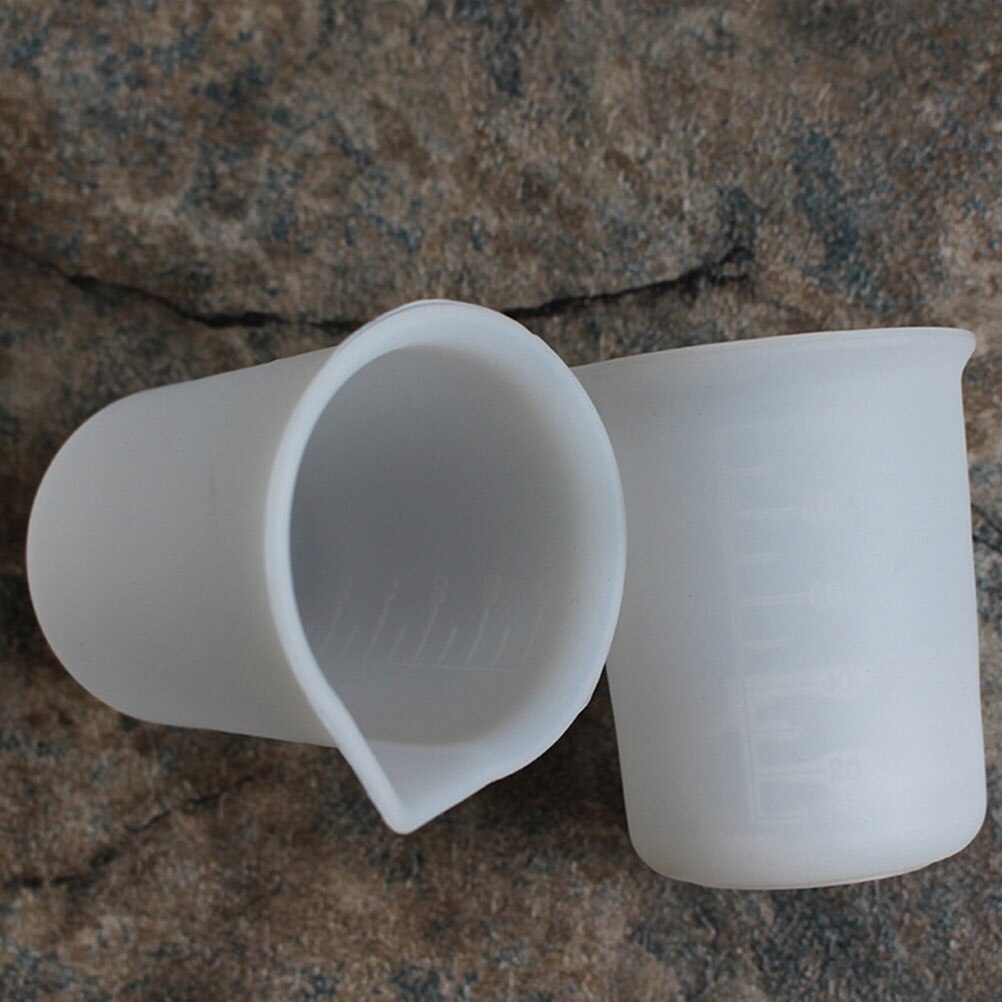 3PCS 100ml Graduated Measuring Cups Reusable Silic... – Vicedeal