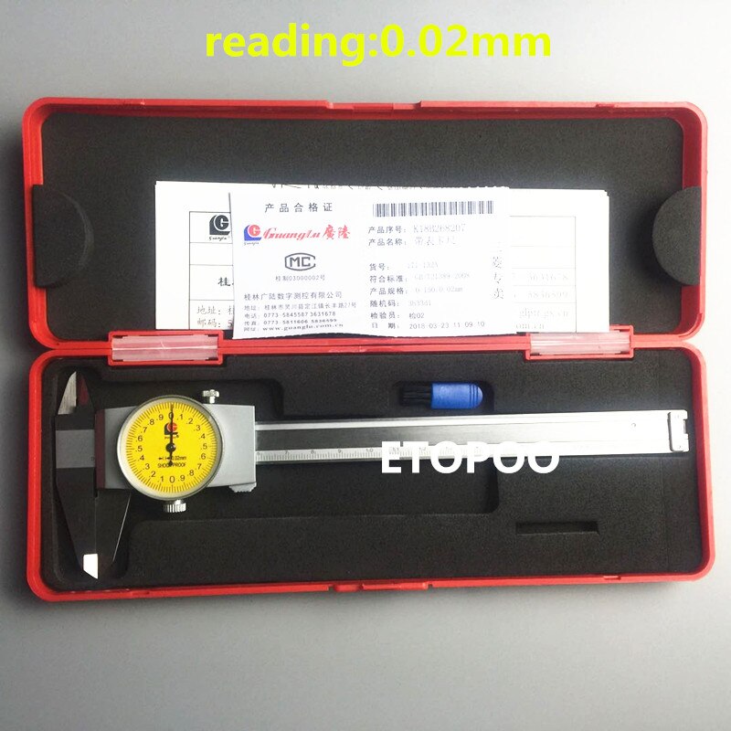 Guanglu Dial Caliper High Precision 0.01mm Stainle... – Grandado