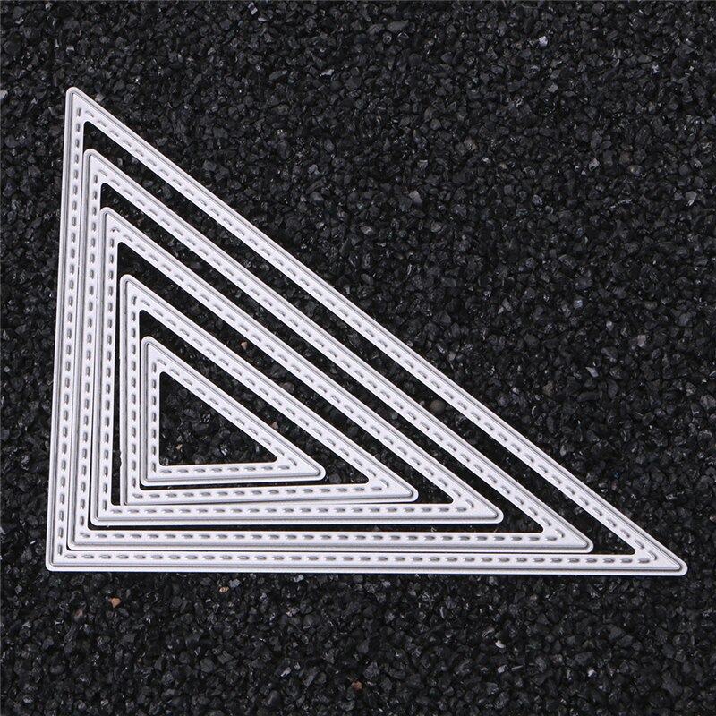Triangle Cutting Dies Stencils Scrapbook Album Emb... – Grandado