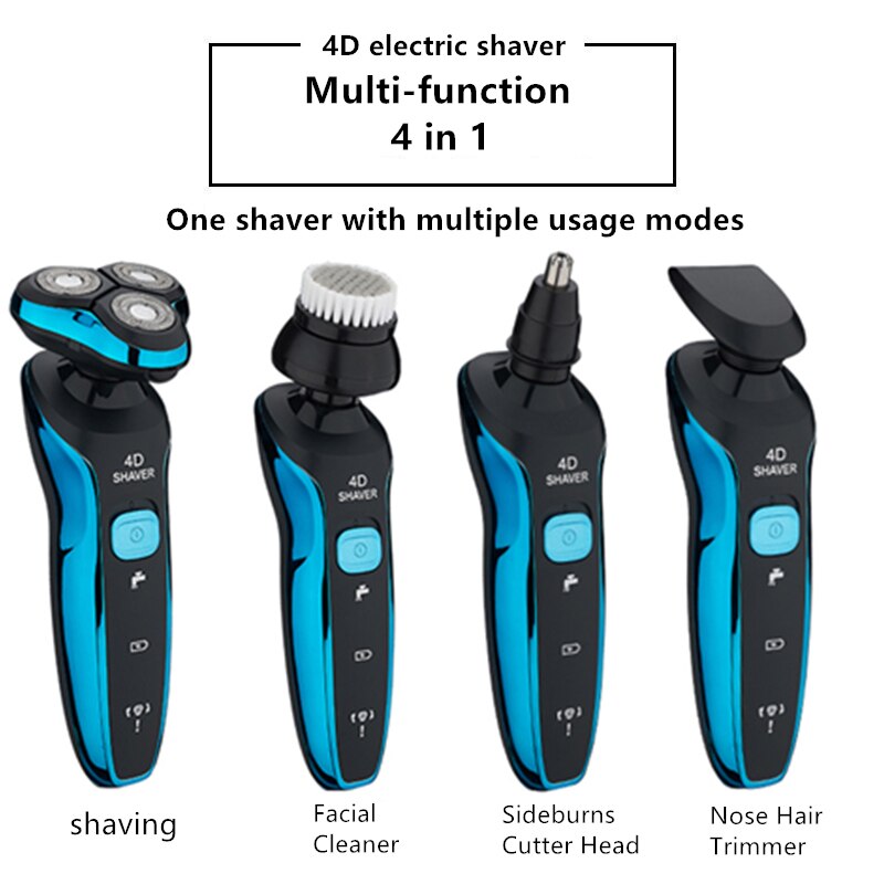 Electric Shaver Wet And Dry Full Body Waterproof E... – Grandado