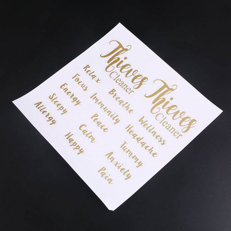1Pcs Etherische Olie Flessen Labels Stickers Home ... – Vicedeal