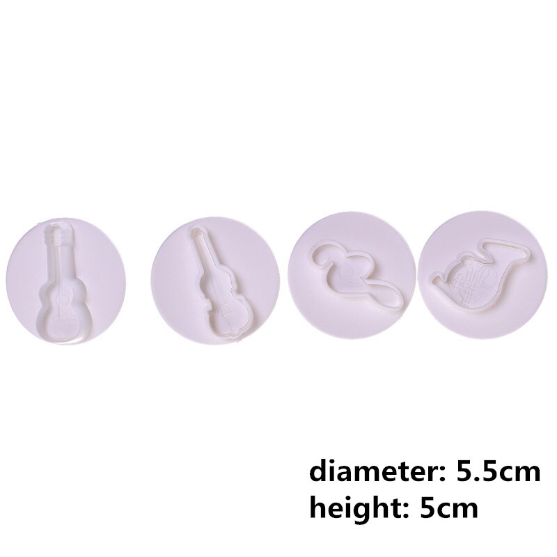 4 stks/set Food Grade Plastic Biscuit Cookie Cutte... – Grandado