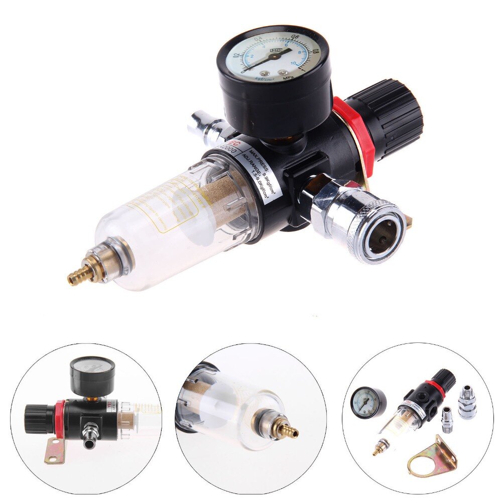 1/4" Air Compressor Moisture Water Trap Filter Reg... – Grandado