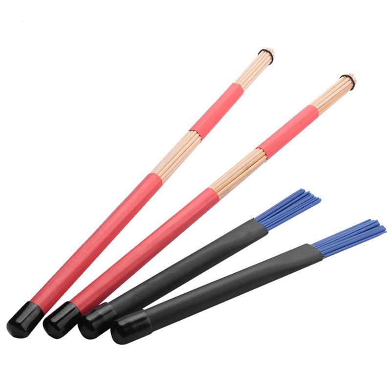 1 Paar 40Cm Bamboe Hengel Drum Brushes Sticks Voor... – Grandado