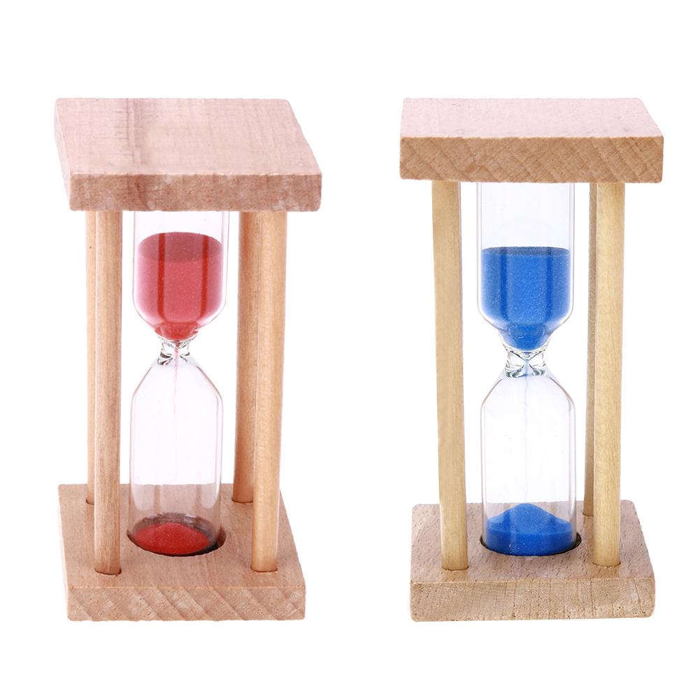 1/3/5 Minutes Sand Timer Desktop Wood Frame Glass ... – Vicedeal