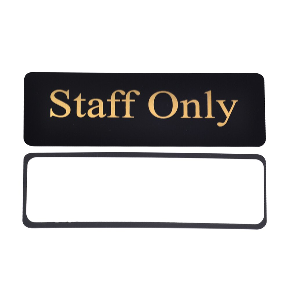 10 Pcs Veiligheid Borden-Medewerkers Alleen Sign-K... – Grandado