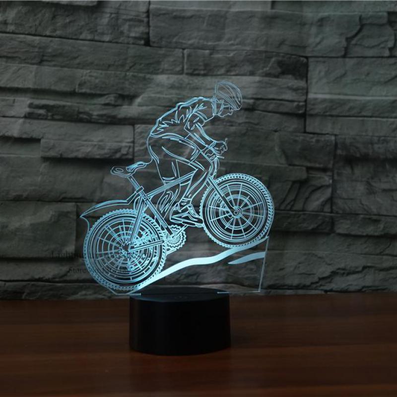 Mountain Bike Desk Lamp 7 Color Changing Led Usb T... – Vicedeal