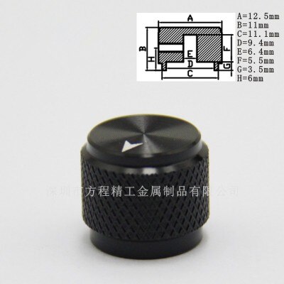 5Pcs Aluminium Knop Potentiometer Knop 12.5*16 15*... – Grandado