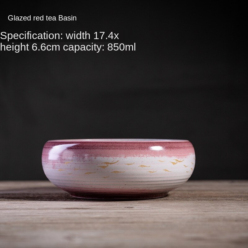 Hand-Painted Stoneware Tea Basin Ceramic Large Wri... – Vicedeal
