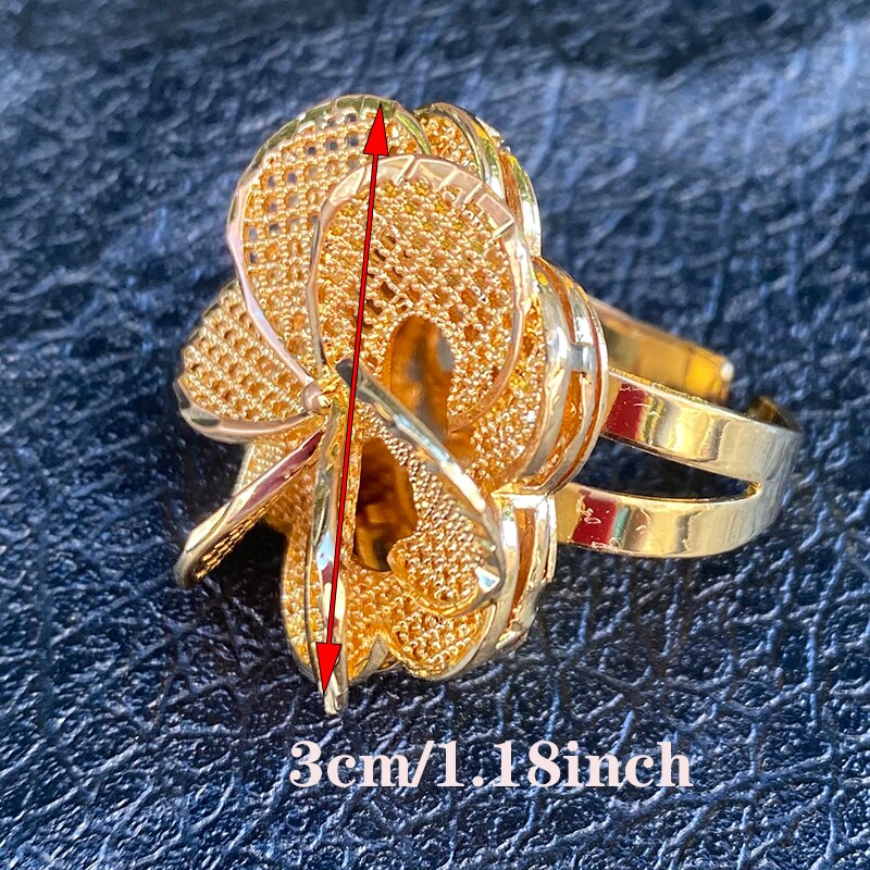 Free Size Ethiopia Rings Dubai rings For women 24K... – Grandado