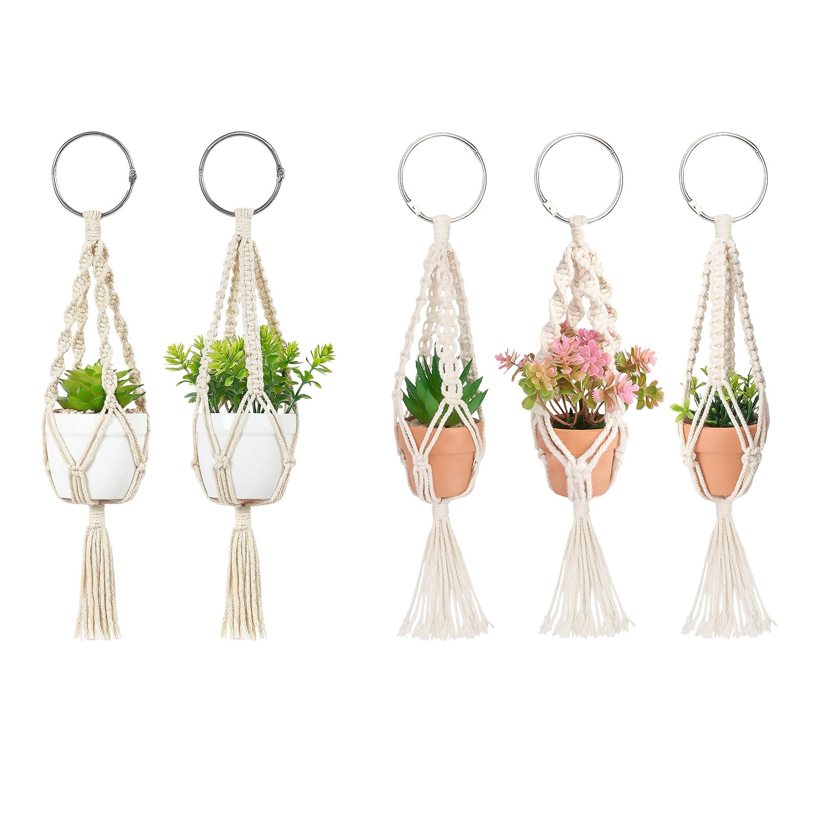 Macrame Plant Hanger Baskets Flower Pots Holder Ba... – Grandado