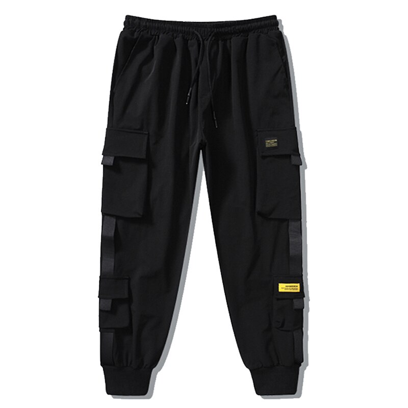 Hip Hop Techwear Cargo Pants Men Punk Harem Jogger... – Grandado