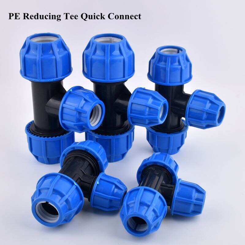 1Pc Pe Tee Connector Variabele Diameter Quick Dire... – Grandado